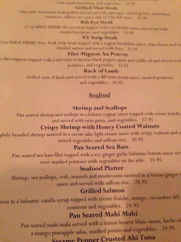 Carta del restaurante Blackstone Grille, Jacksonville