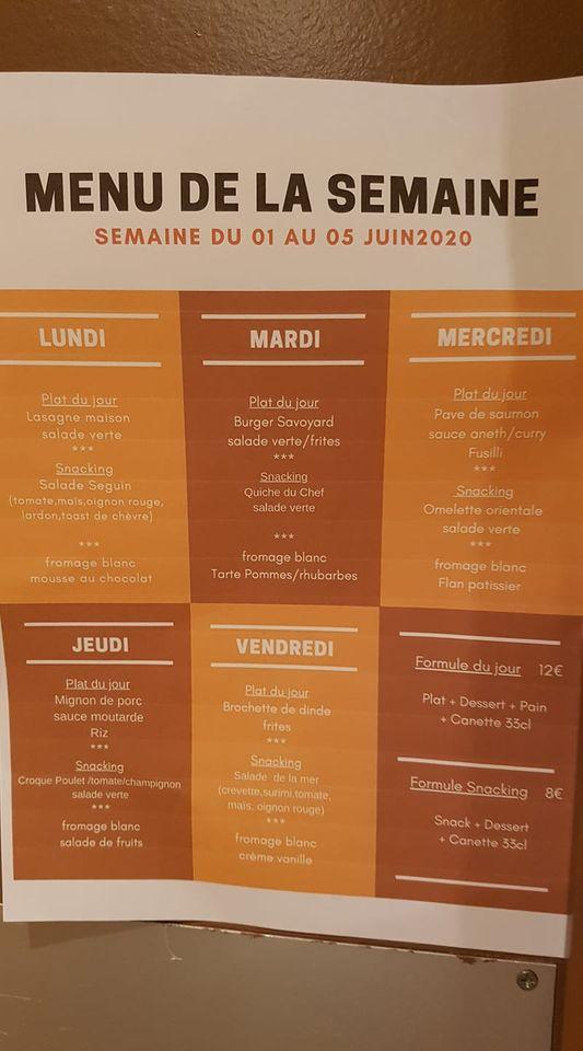 Menu au Saint Marco restaurant, Avranches