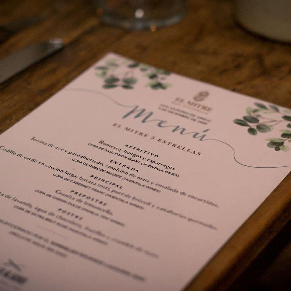 Menu at El Mitre, Bar Histórico, San Antonio de Areco