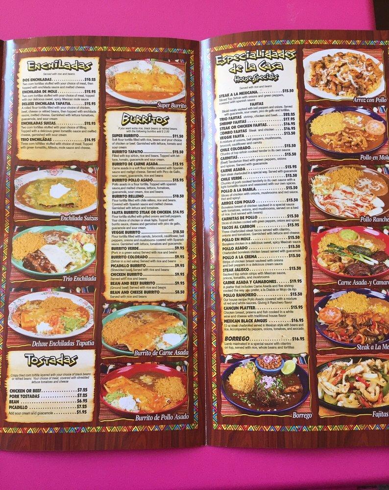 Menu at Los Dos Compadres II restaurant, Washougal, E St
