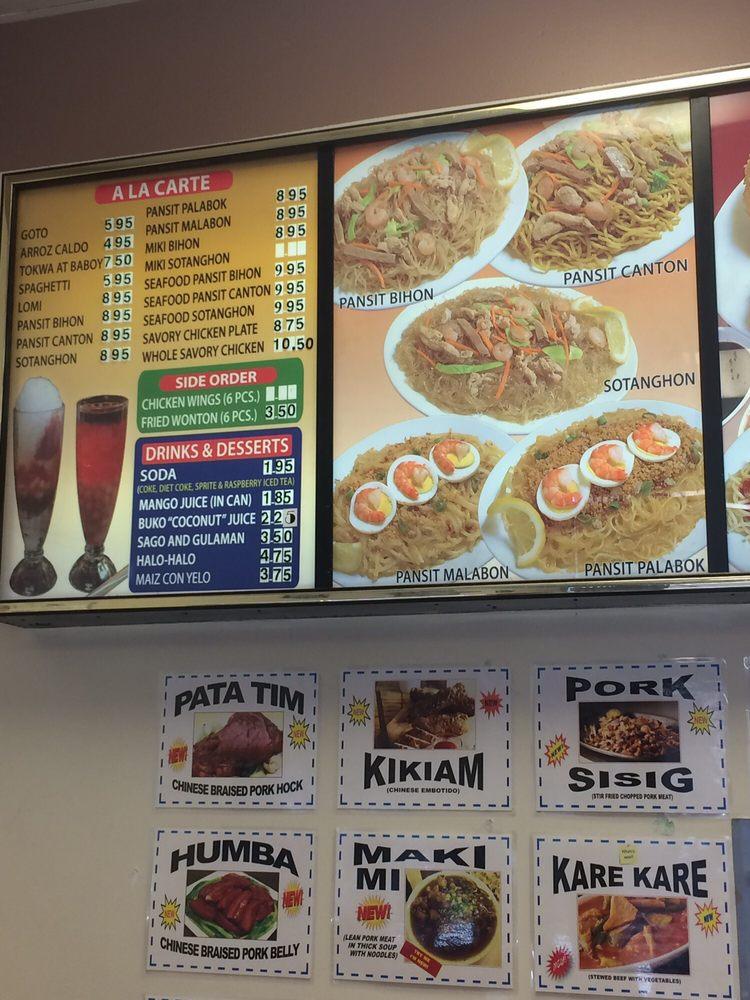 Menu at Mami King Restaurant, Los Angeles, Roscoe Blvd UNIT 1