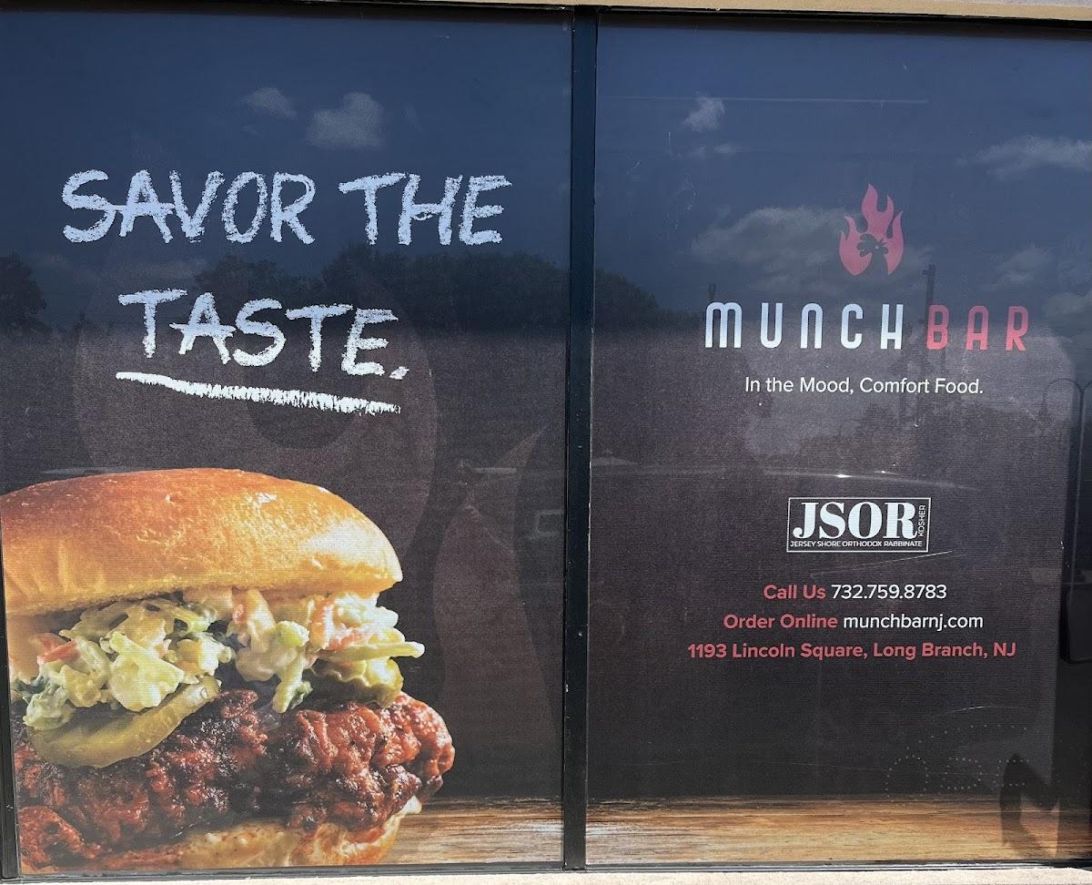Munch Bar in Long Branch - Restaurant menu and reviews
