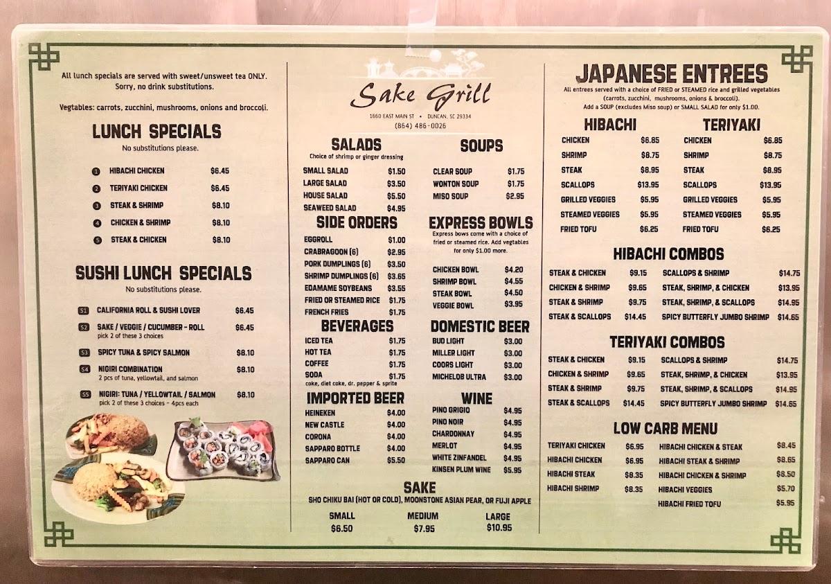 Menu at My Kitchen restaurant, Duncan, b E Main St