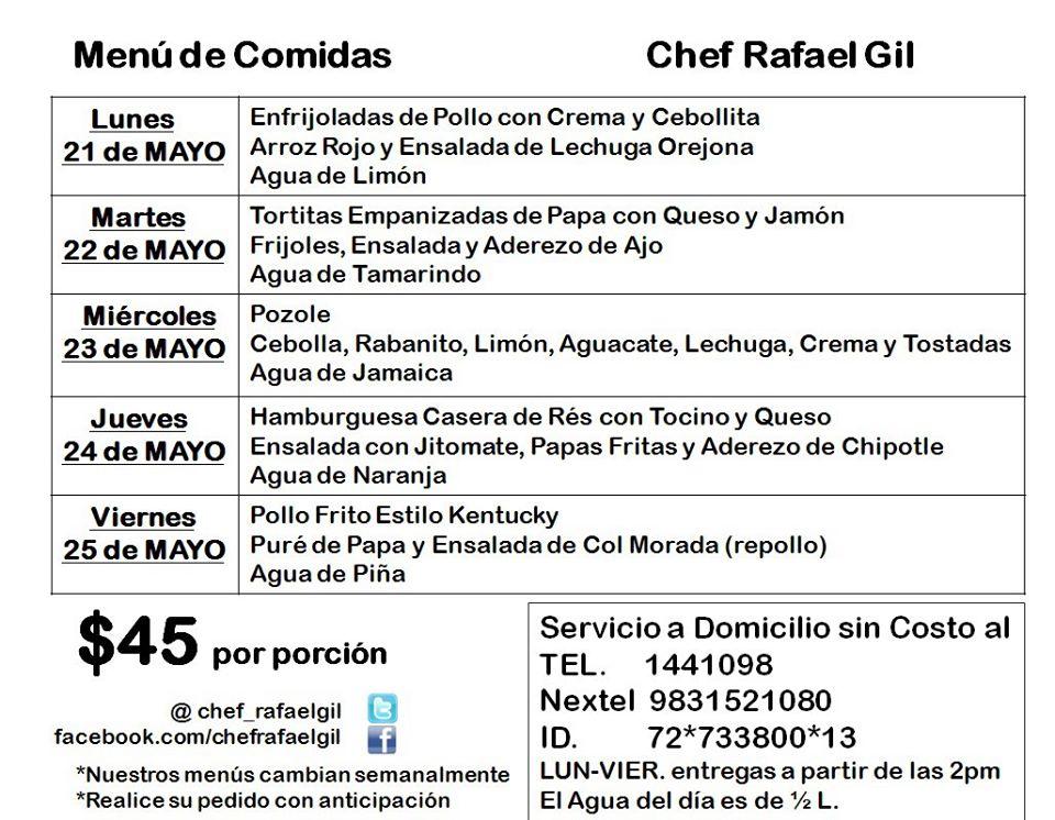 Menu at Veggi Bu restaurant, Chetumal