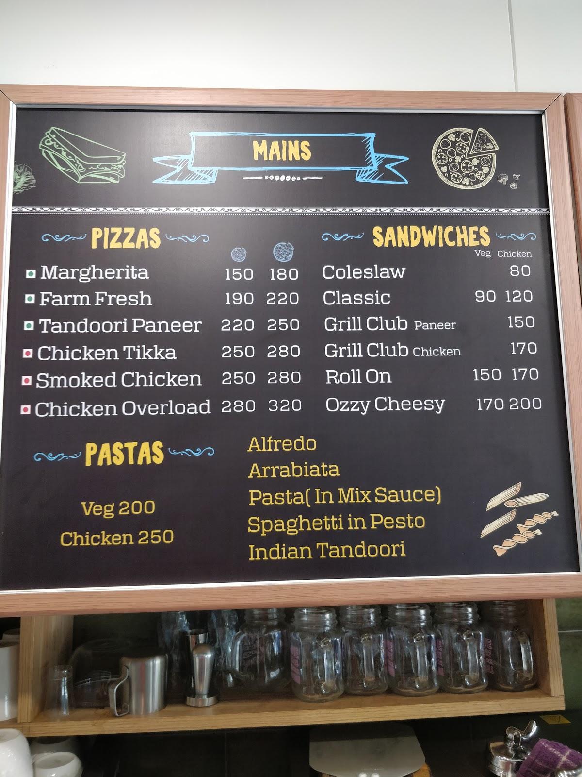 Menu at Cosmo Cafe, Gurugram, SCO 18
