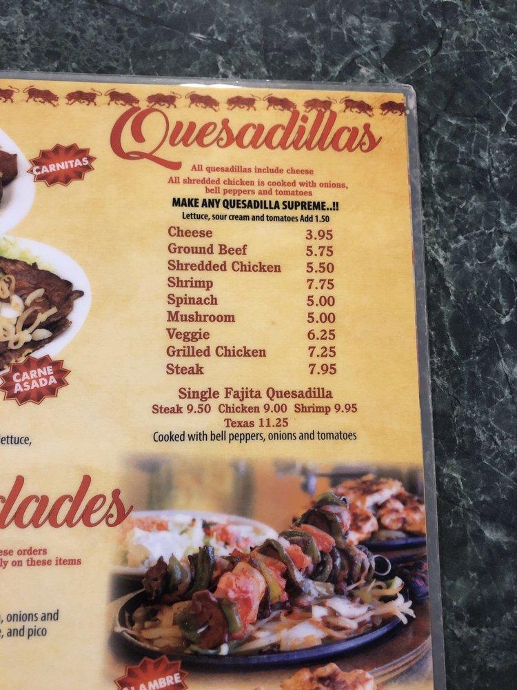 Menu at Los Bravos Mexican Restaurant, Conyers, Salem Rd SE #2097