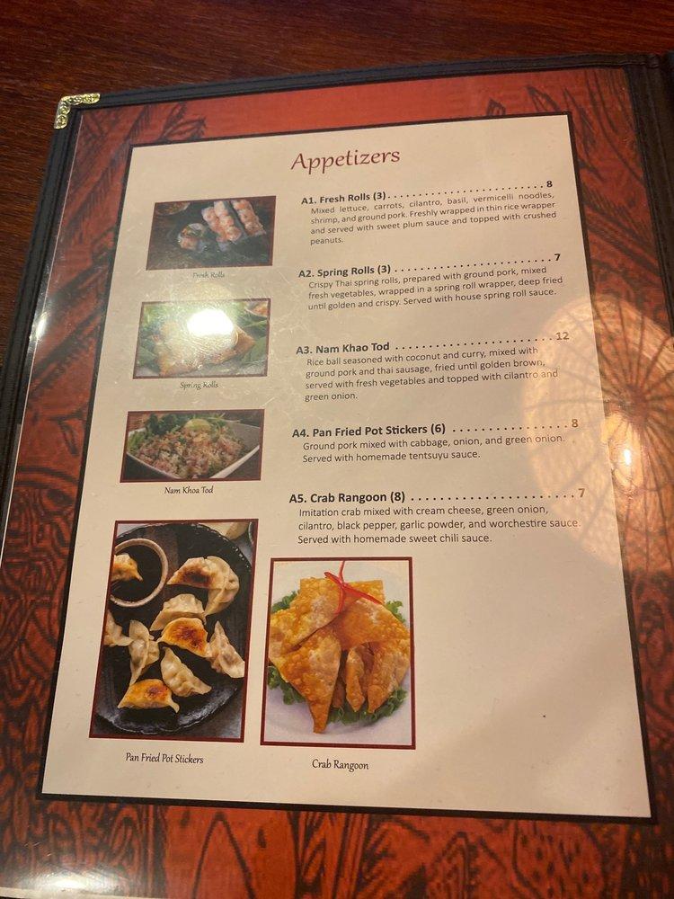 Menu at Mai Phi Authentic Asian Cuisine restaurant, Southern Pines