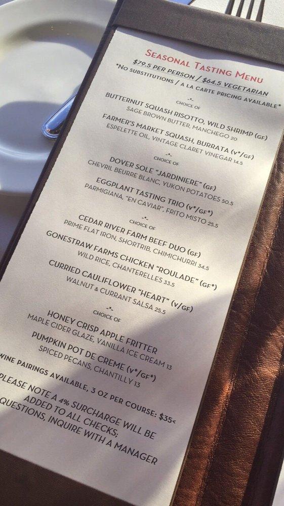 Menu at Mister A's pub & bar, San Diego