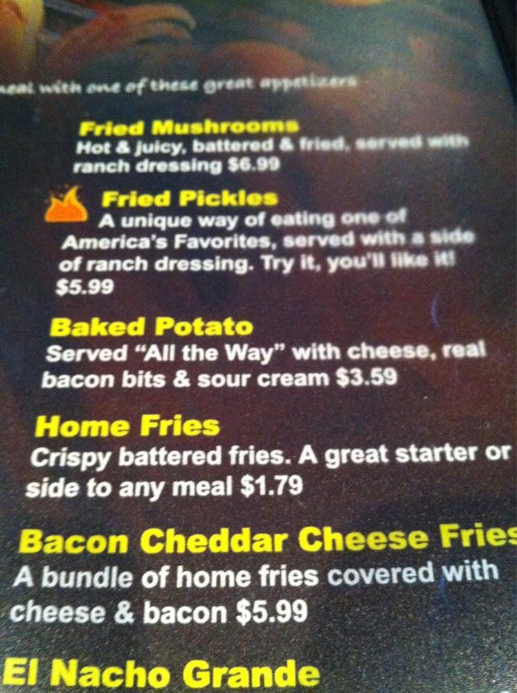 Menu at Lunkers Grill & BAR, Uvalde