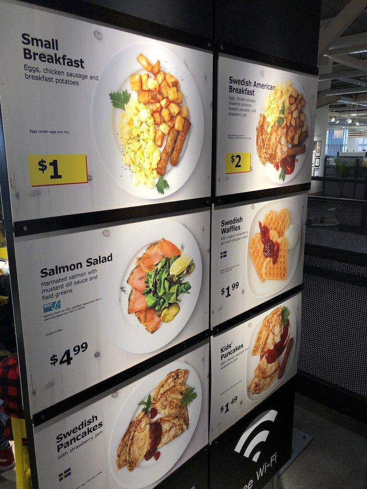 Menu at IKEA Restaurant, Paramus