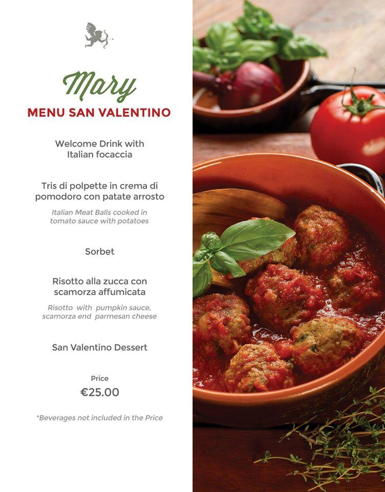 Menu at Papannis Restaurant, Valletta