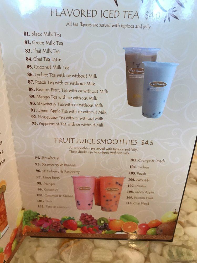 Menu at Pho Oh Yeah restaurant, Houston