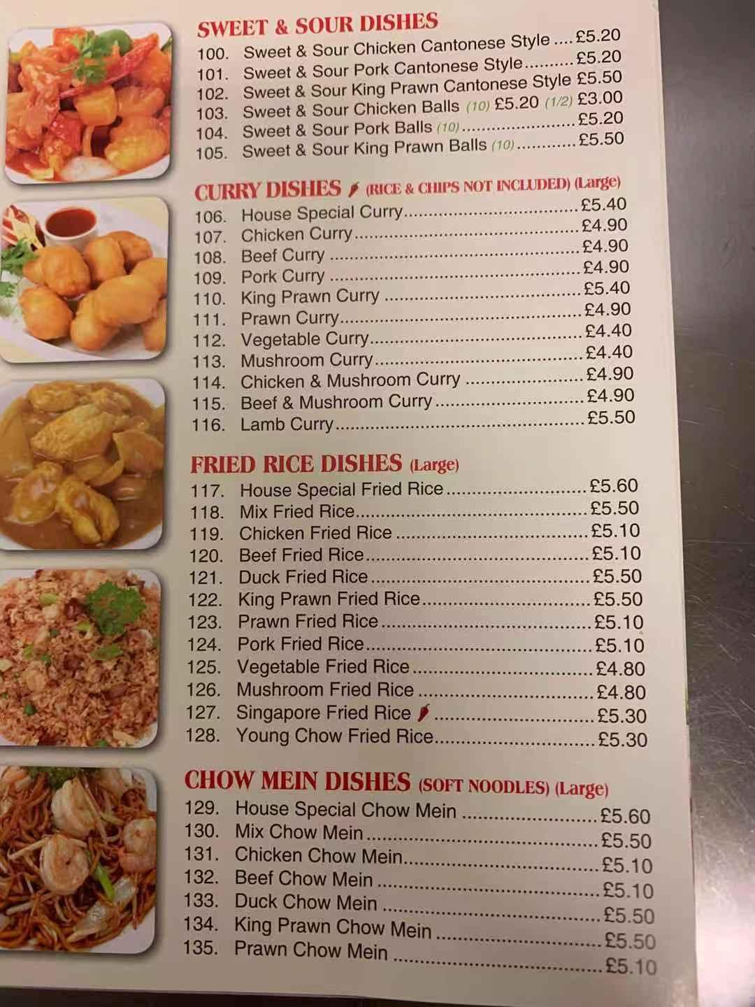 Menu at Ming Kee Chinese Takeaway ystalyfera fast food, Ystalyfera