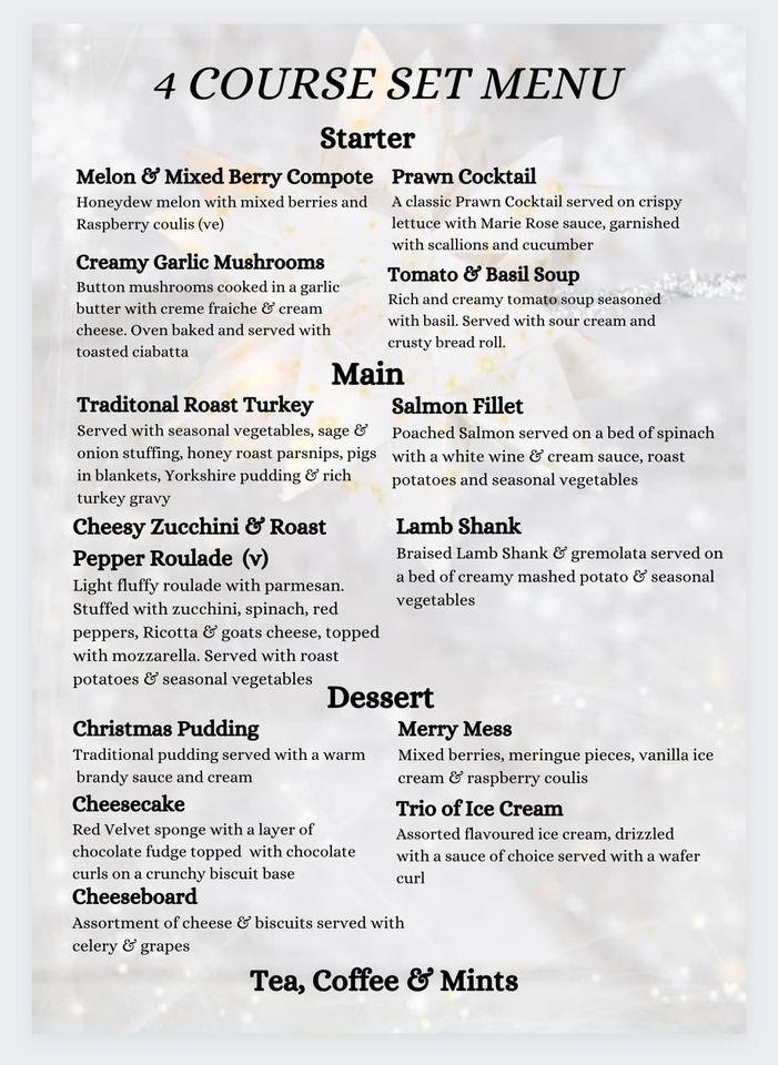 Menu at The Highfield pub & bar, Bradford