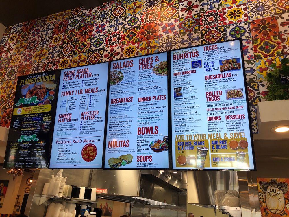 Menu at El Pollo Grill - Otay Ranch restaurant, Chula Vista, Birch Rd ...