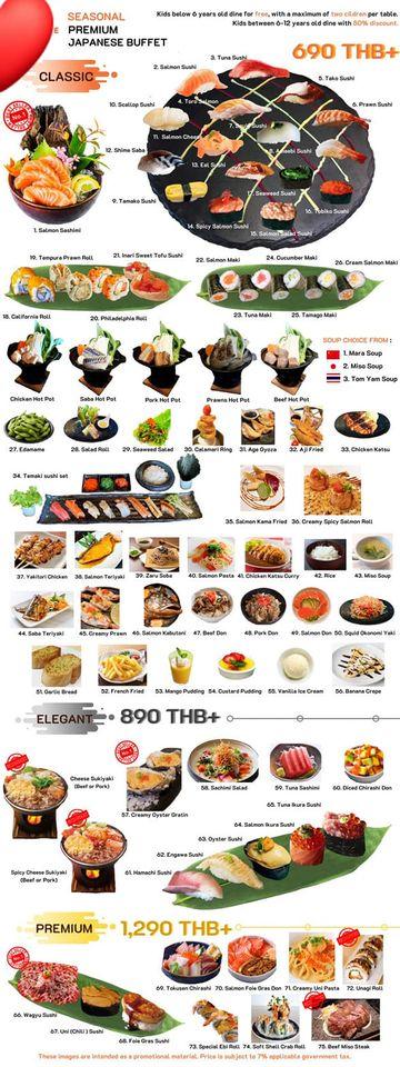 Menu at Tai by Red Snapper restaurant, Ko Samui