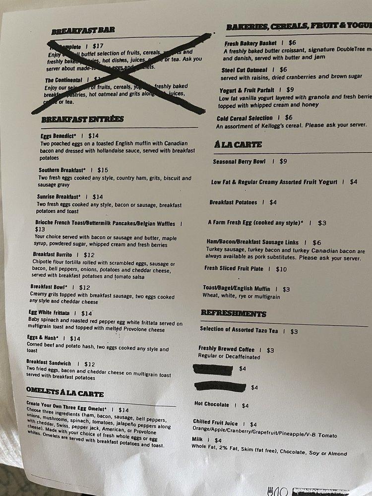 Menu at Frequency Restaurant & Lounge, Jacksonville