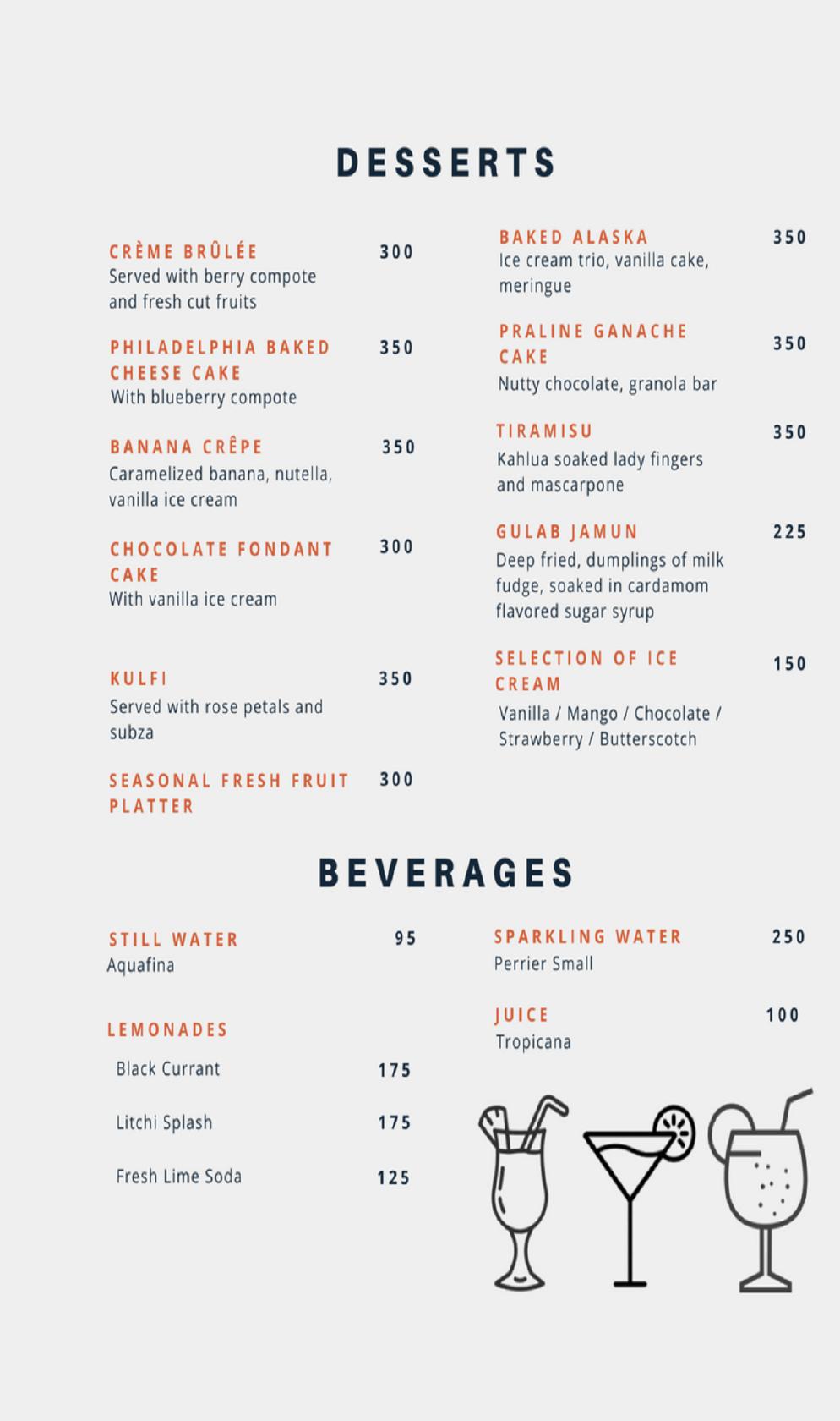 Menu at Jonathan's Kitchen, Hyderabad, Fairfield by Marriott