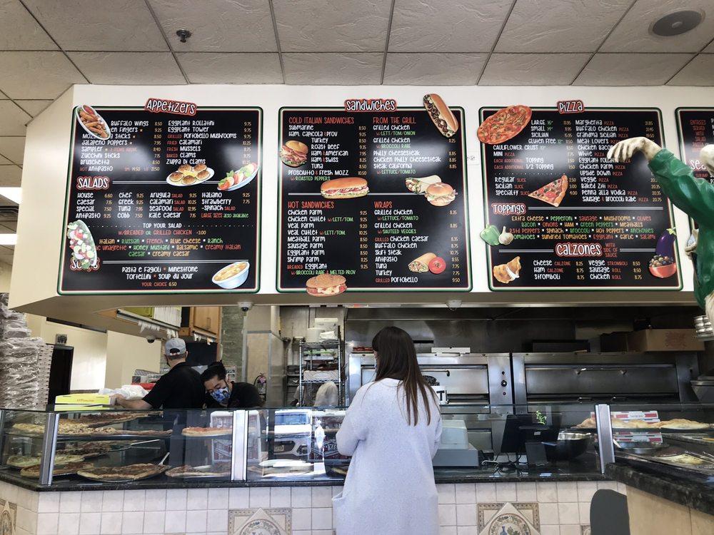 Menu at Anthony Francos pizzeria, Paramus