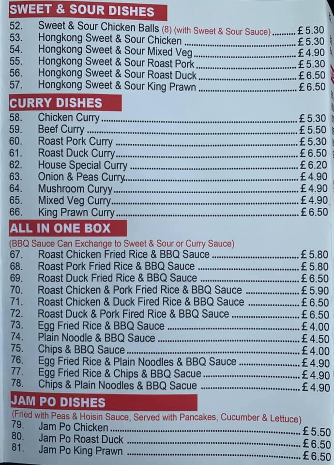 Menu at Share House restaurant, Inverallochy