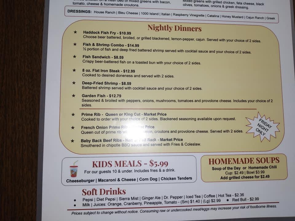Menu at The Shaw House pub & bar, Sheffield