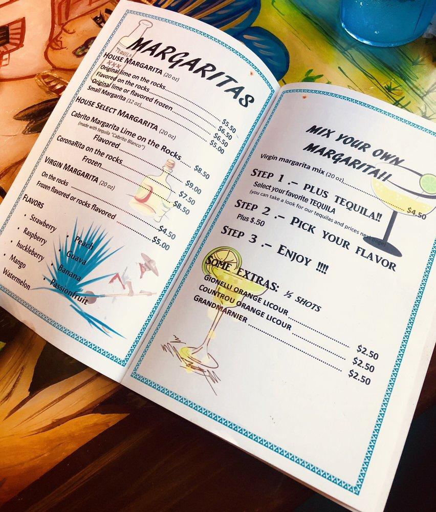 Menu at Agave Azul restaurant, Eagle River