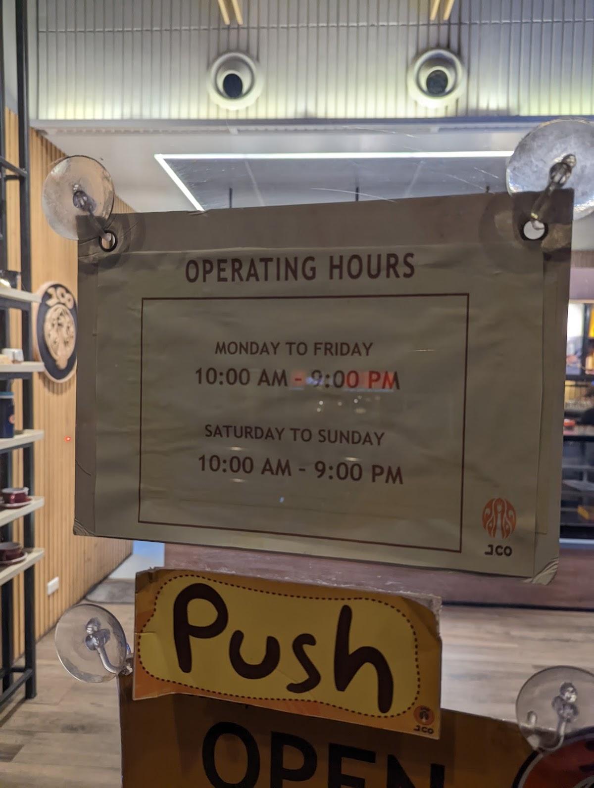 J.CO Donuts & Coffee, Cebu IT Park, Cebu City - Restaurant menu, prices ...