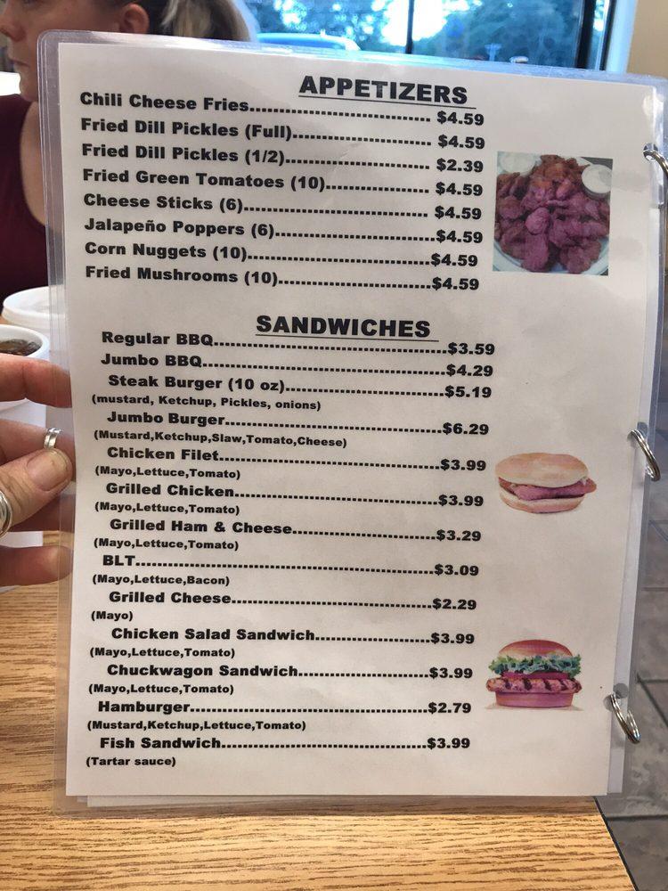 Menu at Russell's Diner restaurant, Cedartown