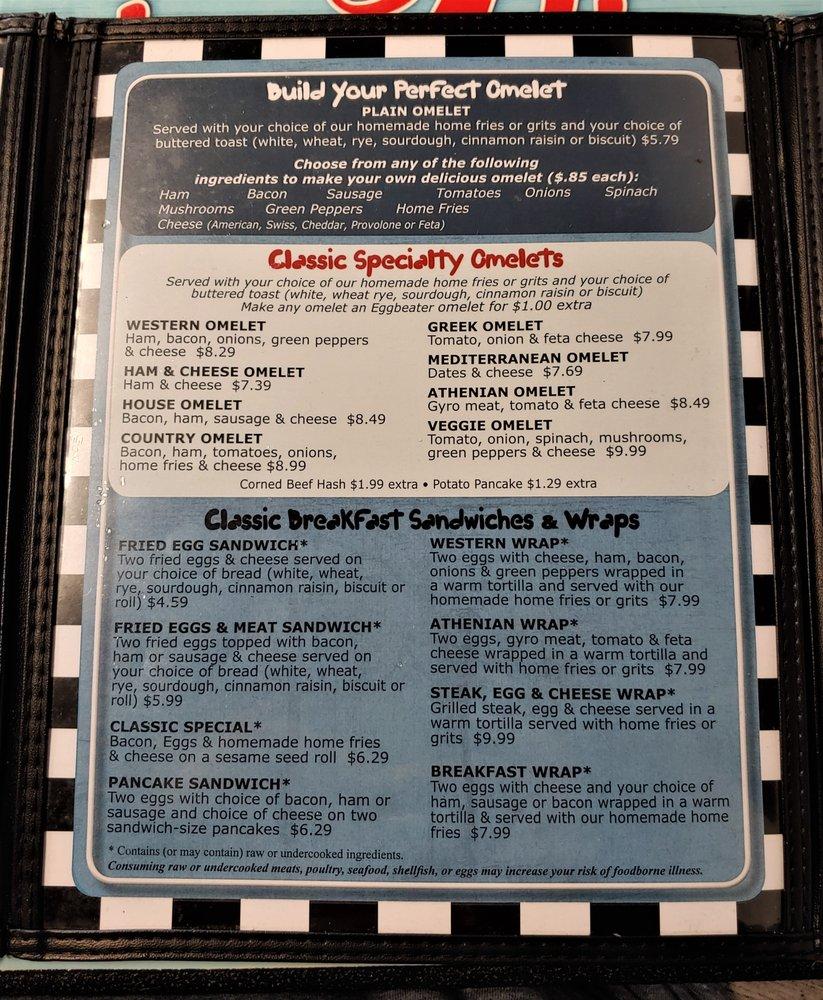 Menu at Classic Diner restaurant, Virginia Beach, Providence Sq Shop Ctr