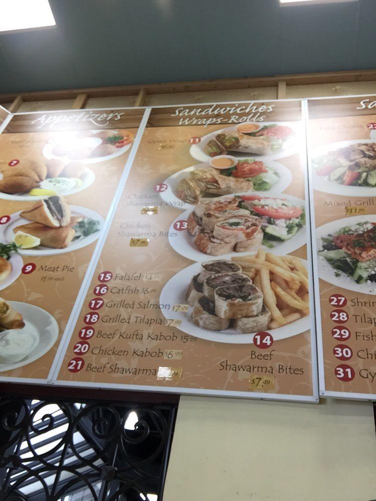Menu at Mystic Grill restaurant, La Mesa, 6990 University Ave,