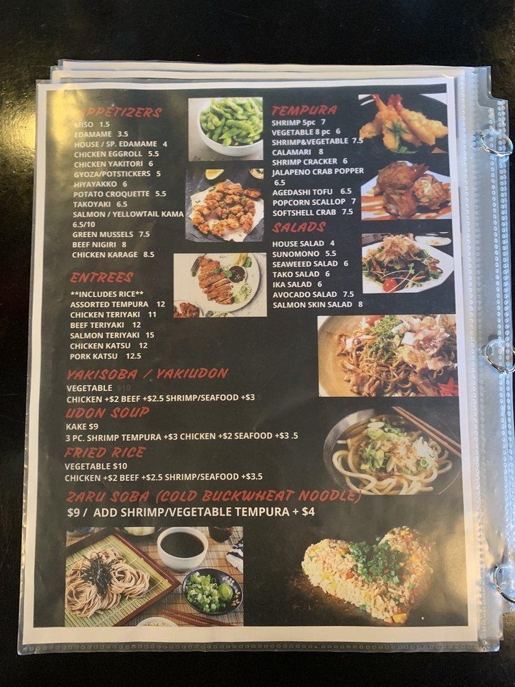Menu at HOUSE - Modern Sushi Restaurant, Mesa