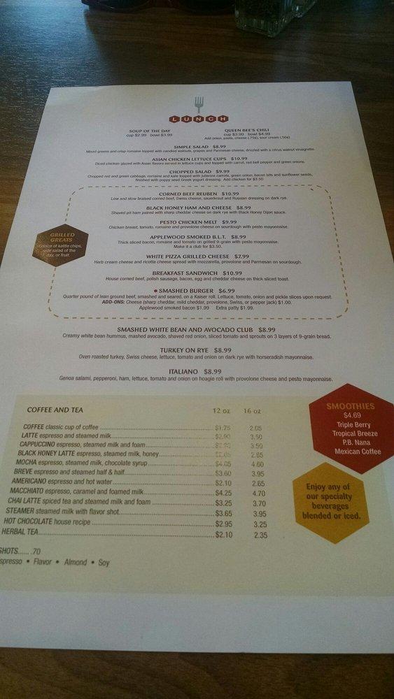 Menu at Black Honey Hashery pub & bar, De Pere