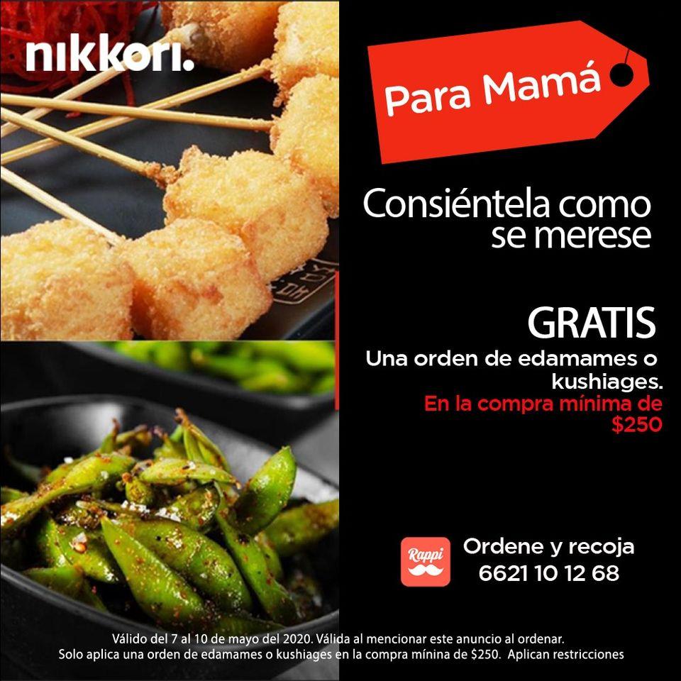 Menu at Nikkori Sushi Plaza Andenes restaurant, Hermosillo