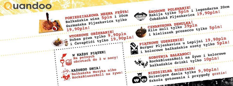 Speisekarte von Quandoo restaurant, Berlin, Corporate Hot Desk No. 04A