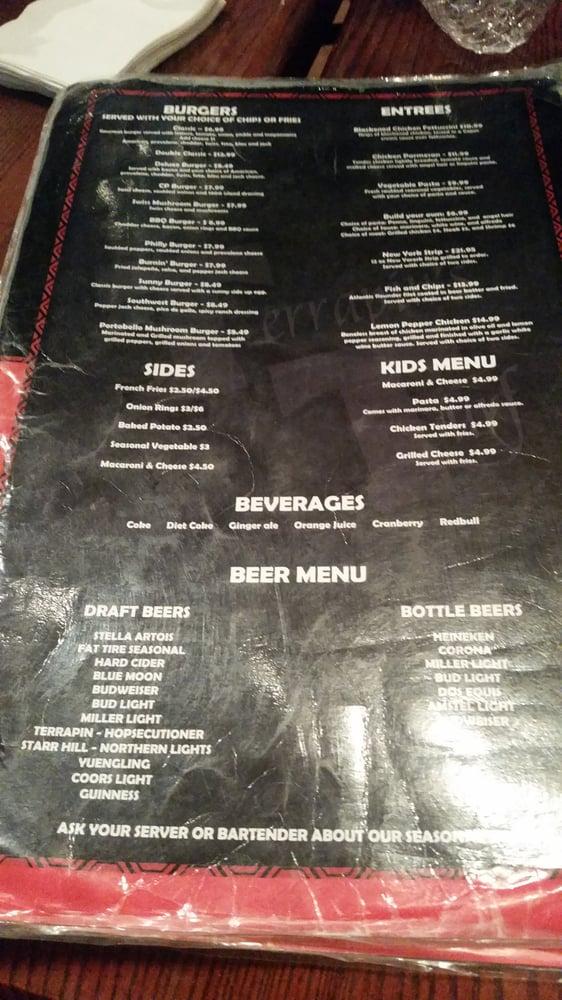 Menu at Terrapin's Turf pub & bar, College Park