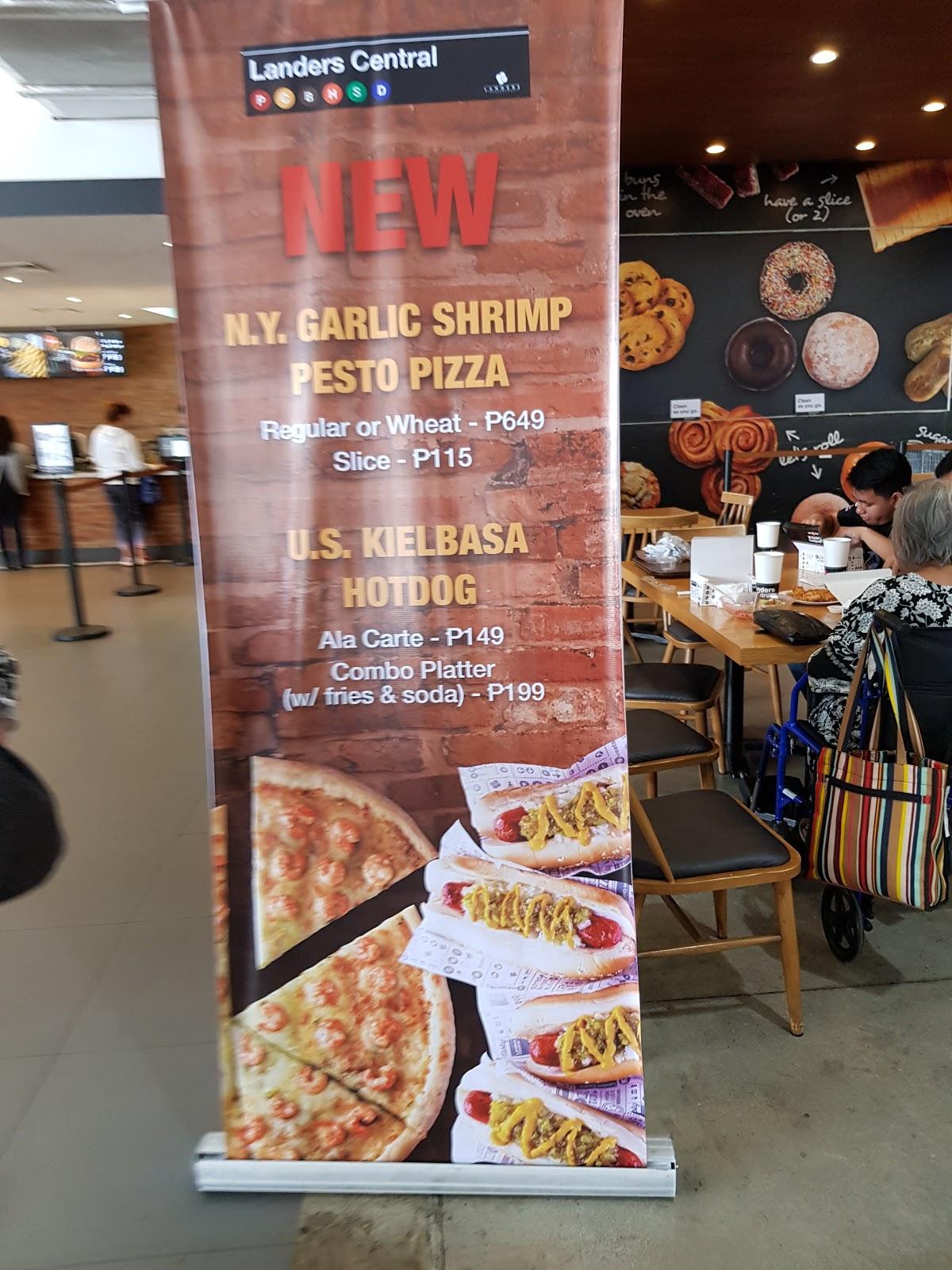 Menu at Landers Superstore Balintawak club, Quezon City
