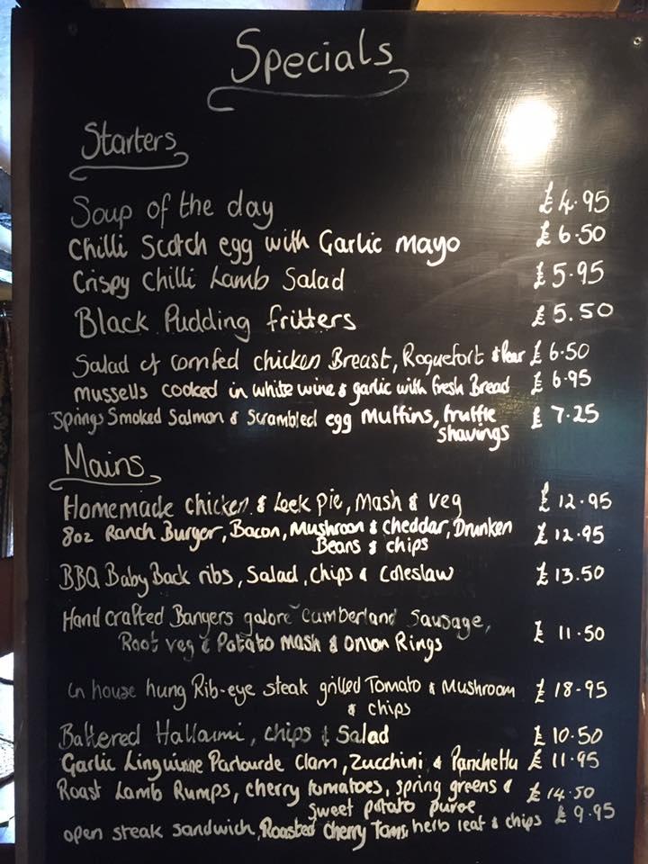 Menu at The Star Inn pub & bar, Horsham, Horsham Rd