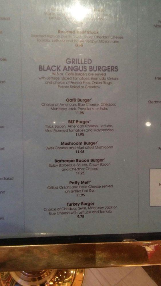 Menu at Pala Cafe, Pala