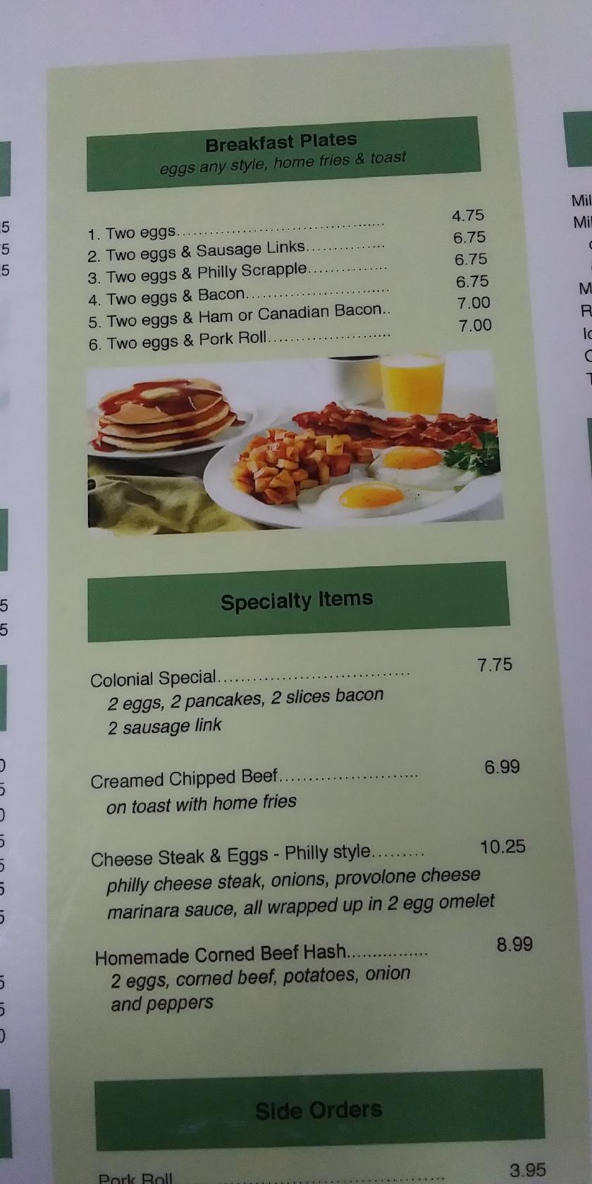 Menu at Philly Junction restaurant, Fort Myers, Summerlin Rd C12