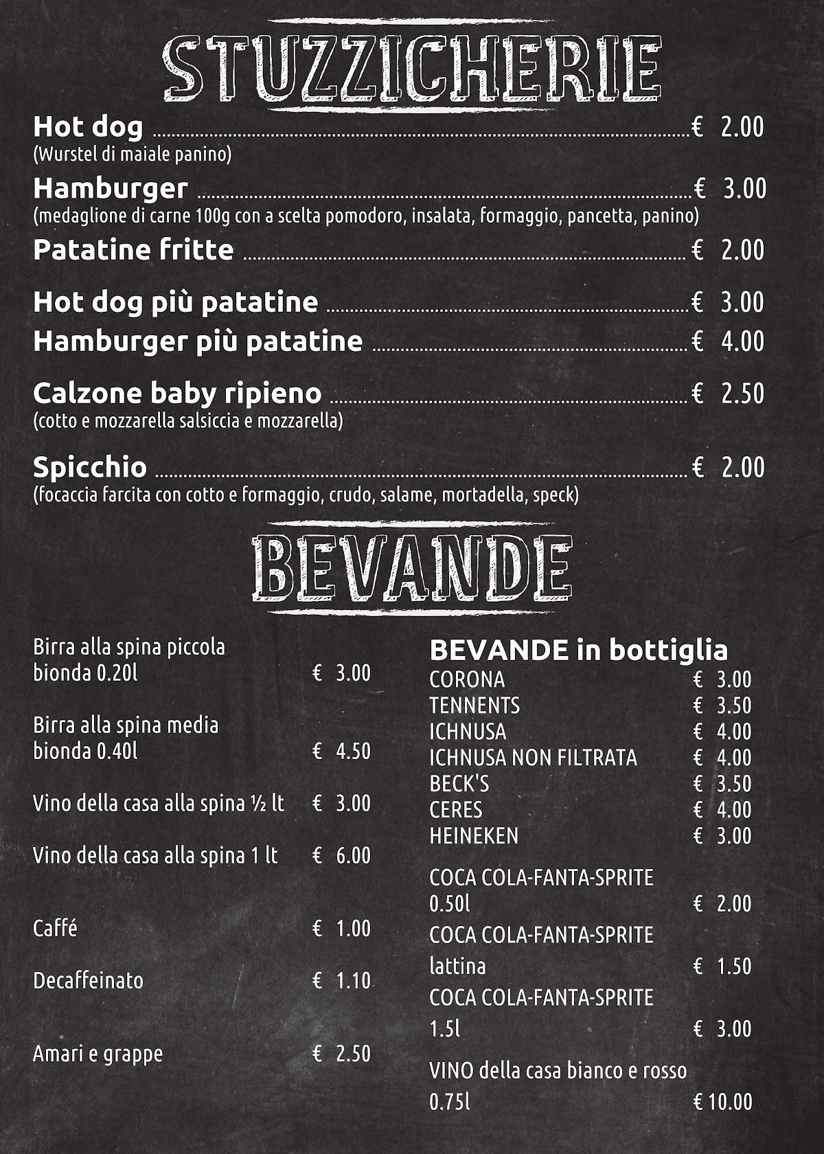 Menu da Il Vicolo pizzeria bistrot, San Gemini