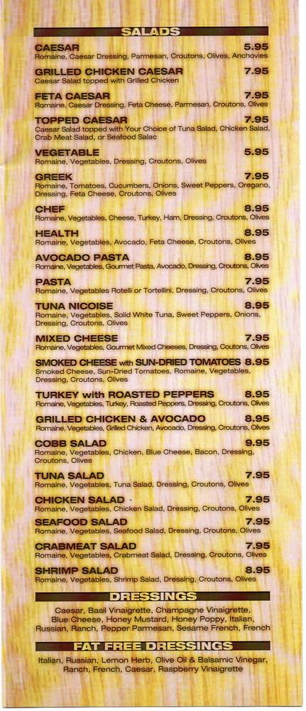 Menu at Kennedy Food Garden, Philadelphia