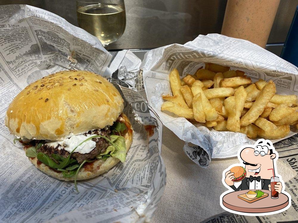 Le Burger Fermier des Enfants Rouges restaurant, Paris, Marché des ...