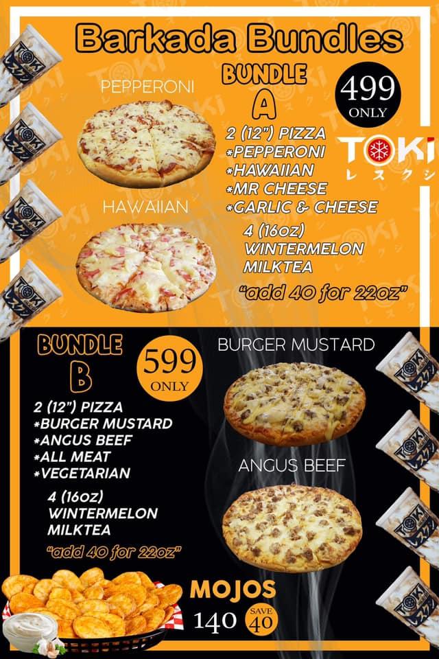 Menu at Toki Toki restaurant, Malabon
