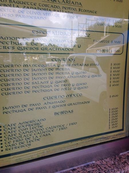 Menu at Ty-coz Expres restaurant, Cancún, Av. Las Torres 77