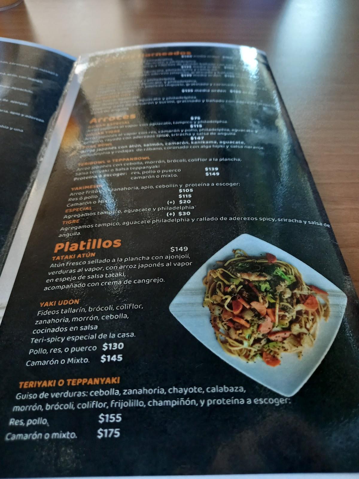 Carta del restaurante AGARU SUSHI & WINGS, Culiacán Rosales