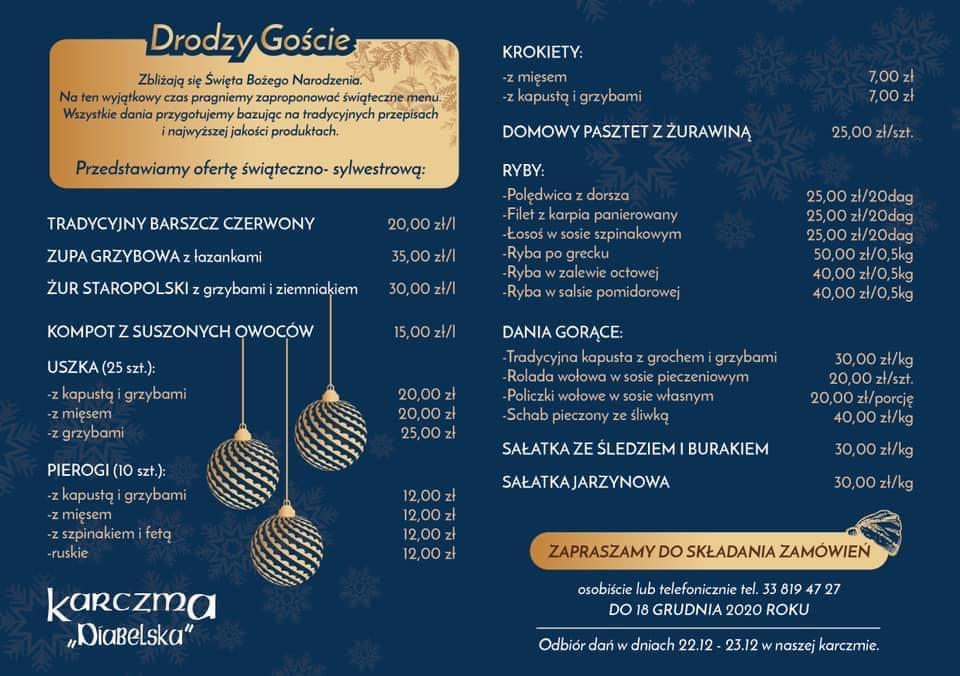 Menu at Diabelska Karczma Piekielnie Dobre Jedzenie restaurant ...