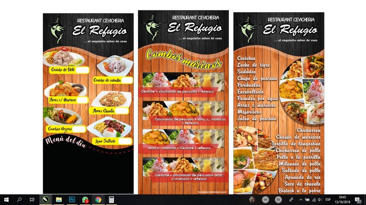 Menu at Restaurant "El Refugio", Sullana