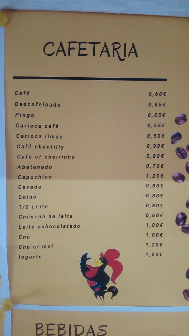 Menu at Las Tapas Loka restaurant, Barcelos