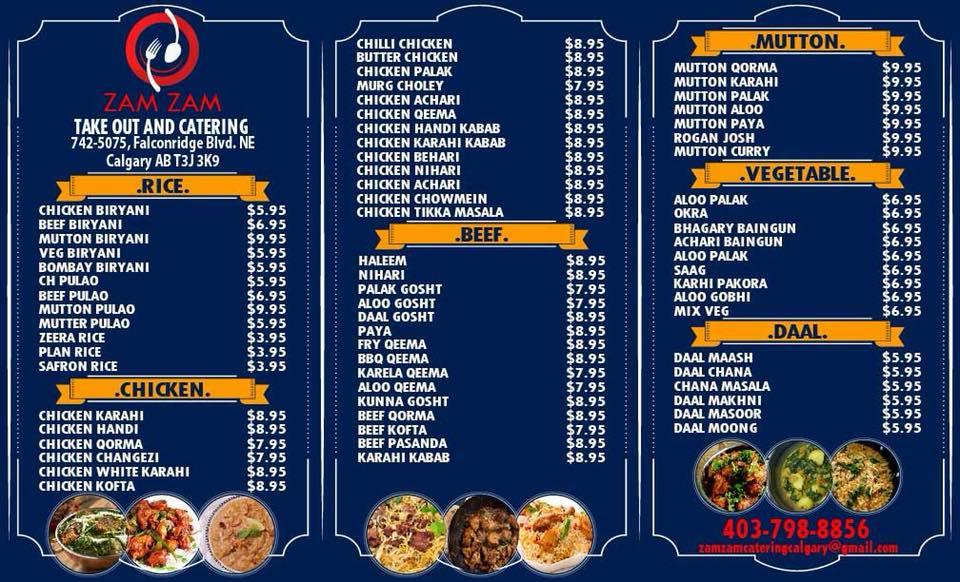 Zam Zam catering in Calgary - Restaurant reviews