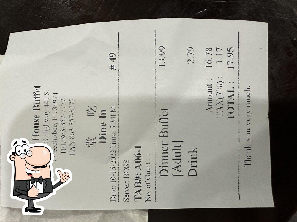 King House Chinese Restaurant, Okeechobee - Restaurant menu, prices and ...